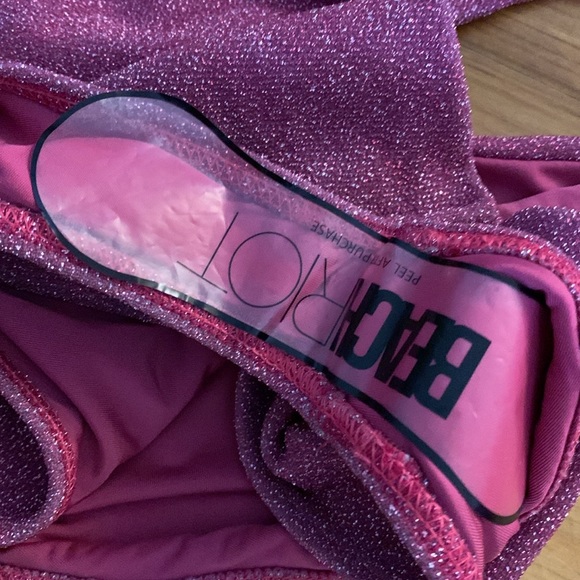 Beach Riot | Swim | Free People Beach Riot Celine Shine One Piece Size ...